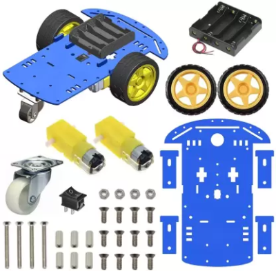 Educational 2WD Robotics Chassis Only - Iotwebplanet.com