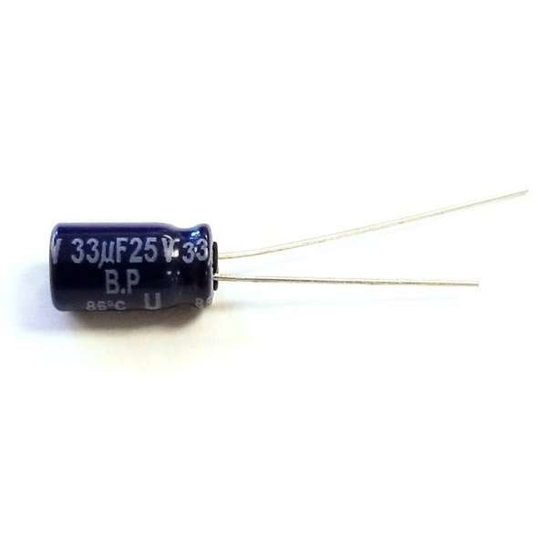 Capacitor 33uf/25volt - Iotwebplanet.com