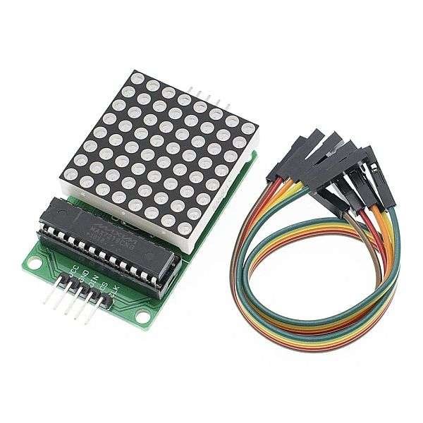 MAX7219 8*8 Dot Matrix Module Microcontroller Module Display Module MCU LED Display Control ...