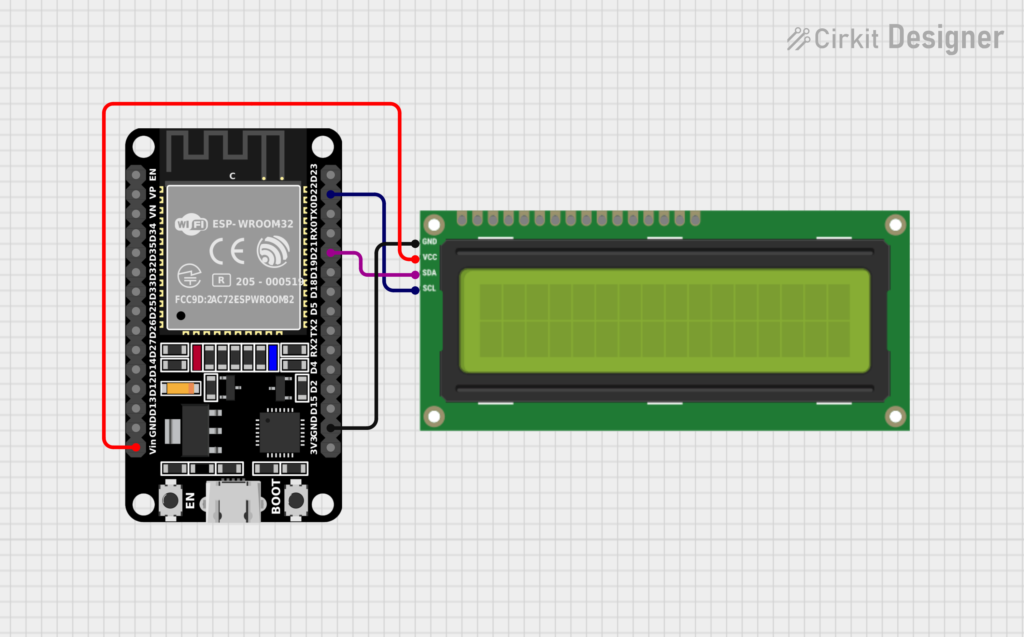 ESP32 And 16x2 LCD Display With I2C Module: A Comprehensive Guide - Iotwebplanet.com